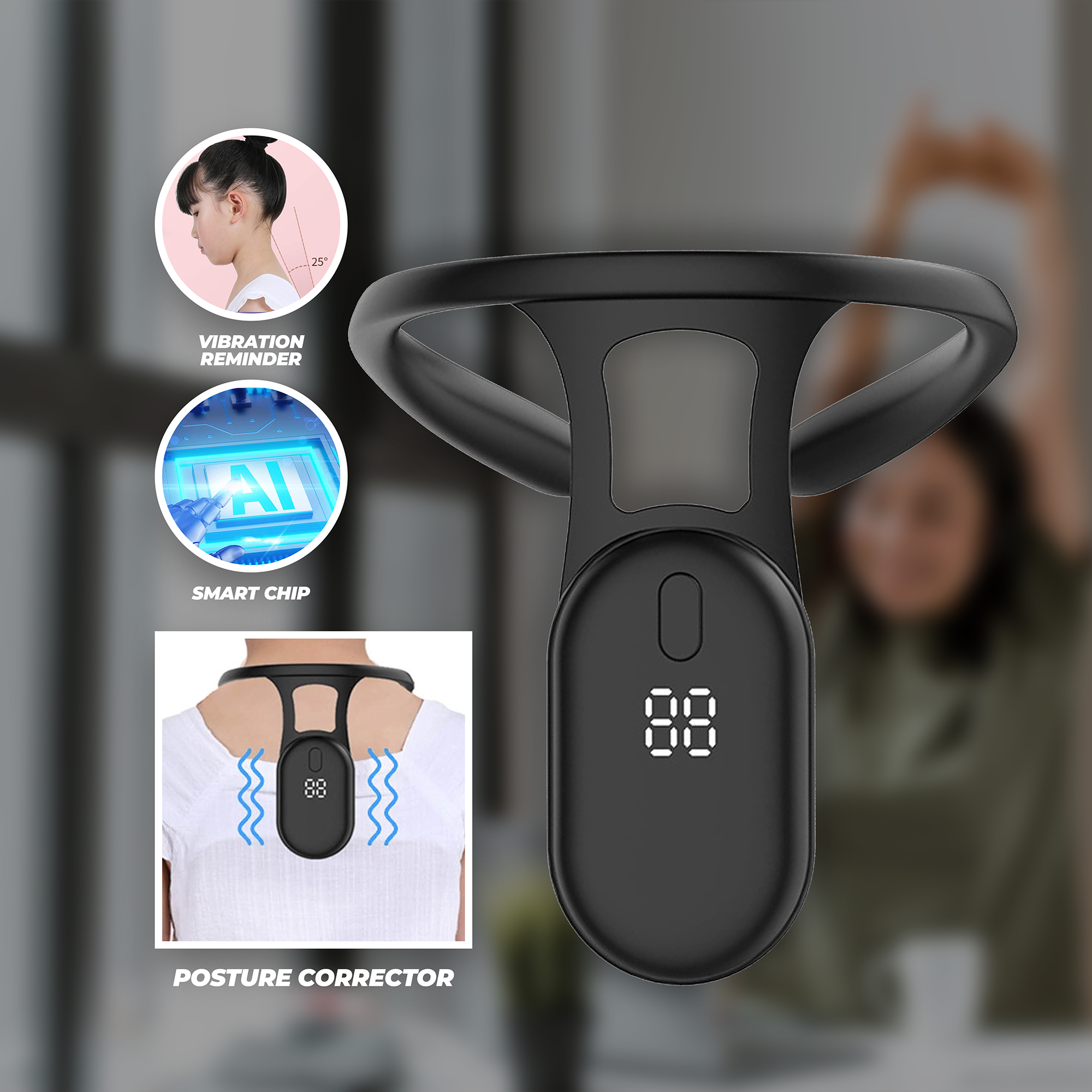 2150 Intelligent Pose Corrector - Black – Livelyhood Mall