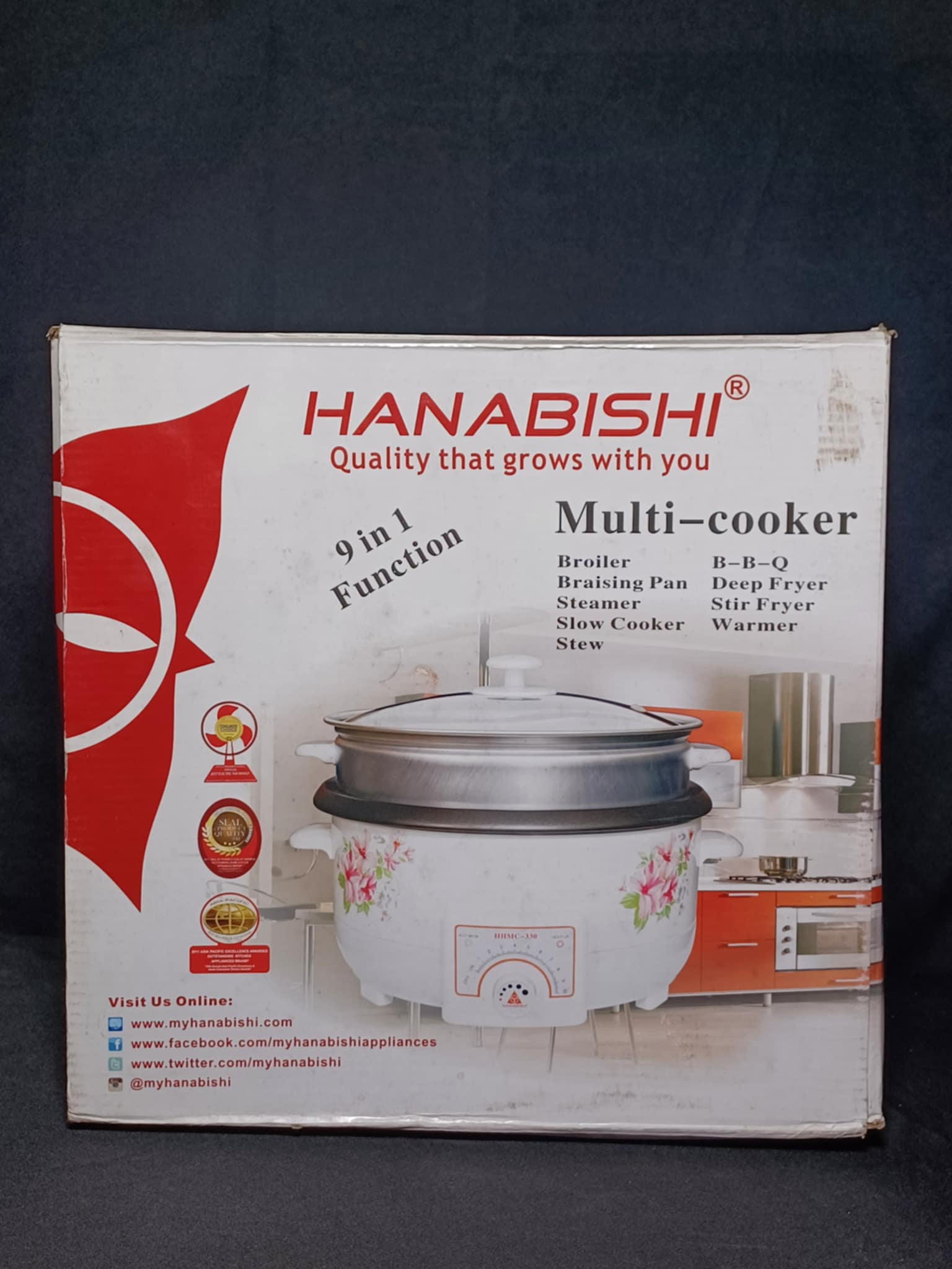 Hanabishi 9 in 1 Multi-Cooker 3.3 Liters HHMC-330 – Livelyhood Mall