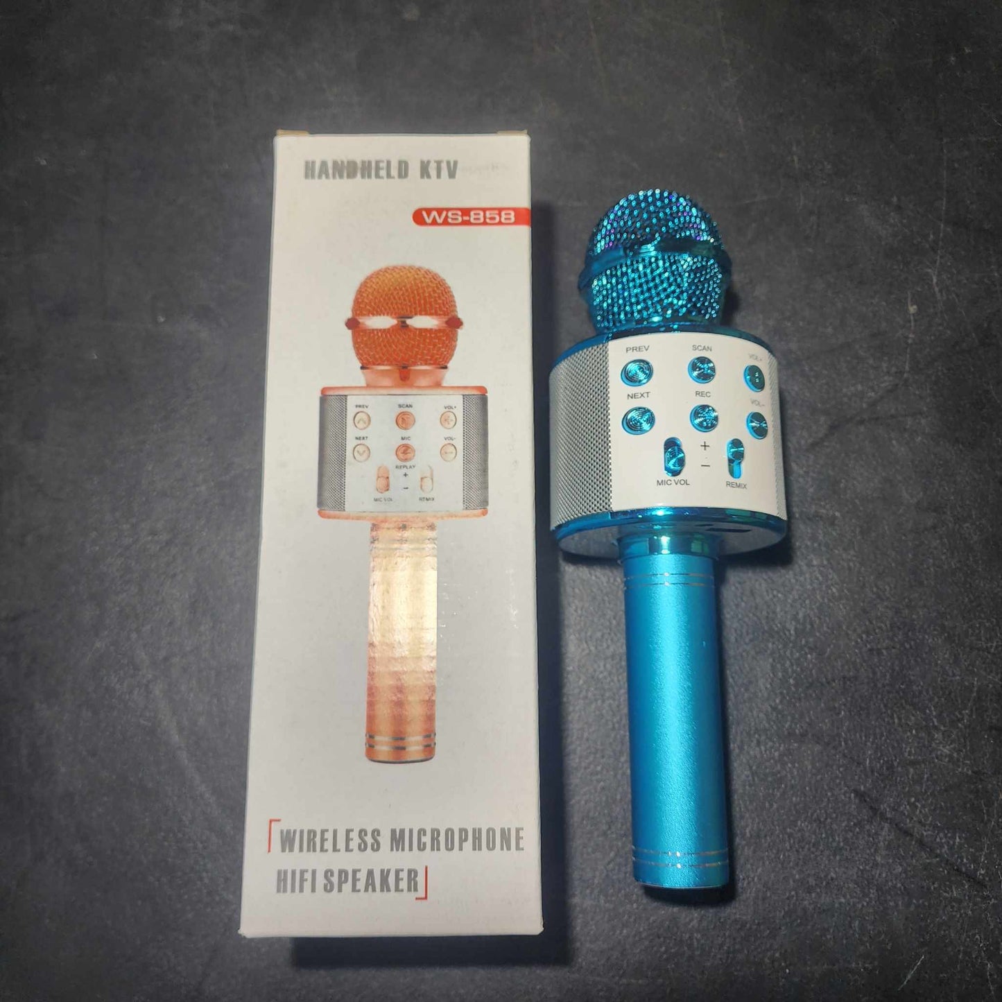 Handheld KTV Wireless Microphone Hifi Speaker WS-858 – Livelyhood Mall