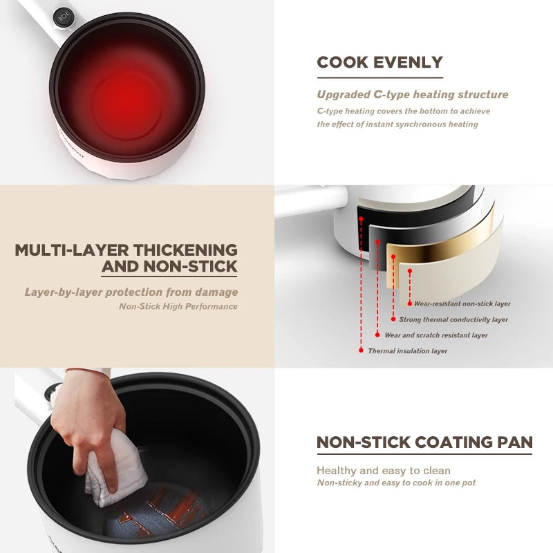 SKP Electric Cooker Multifunction Electric Cooking Pot – Livelyhood Mall