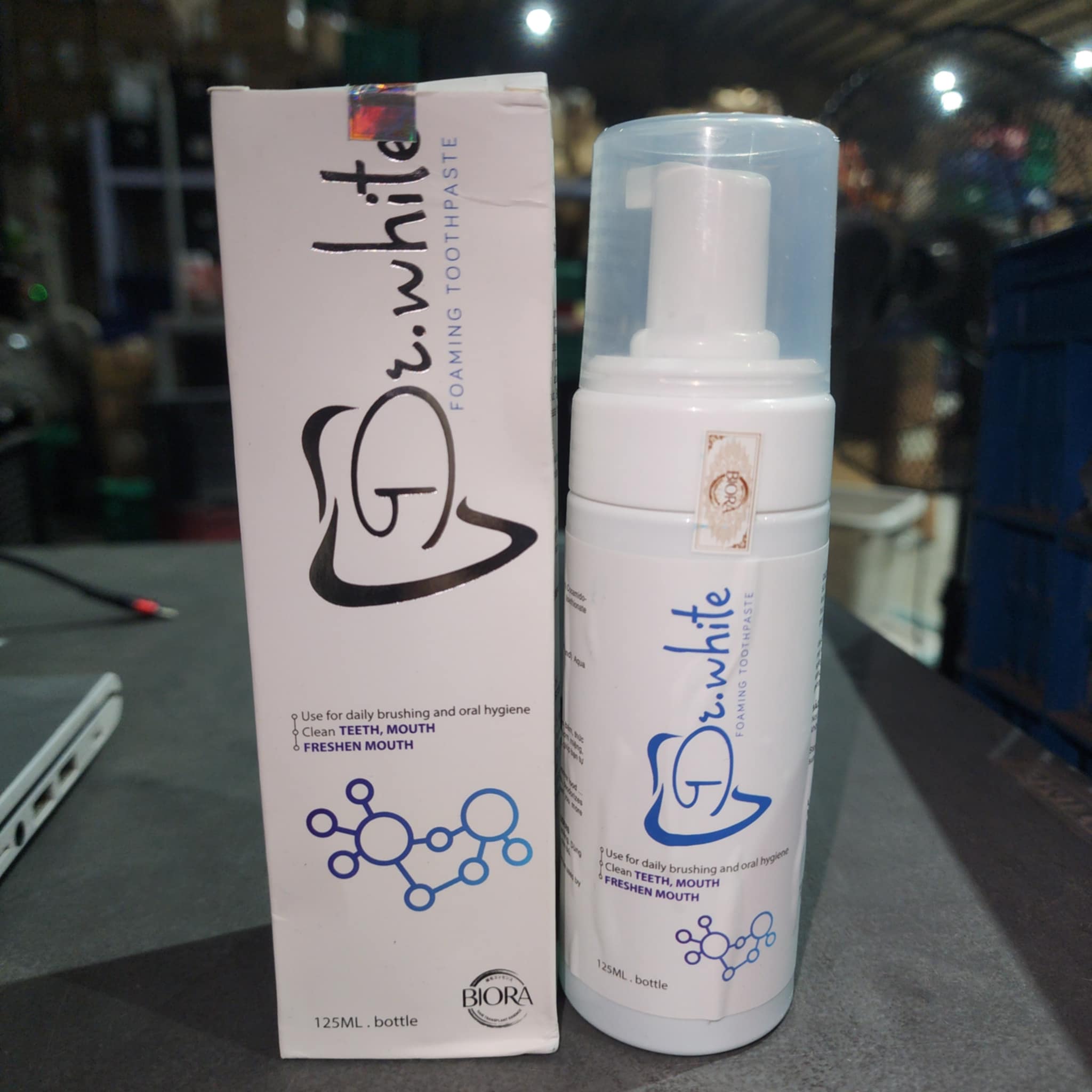 Dr. White Foaming Toothpaste 125ml – Livelyhood Mall