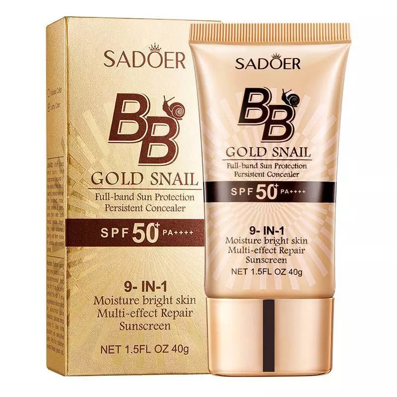 Sadoer BB Gold Snail Full-band Sun Protection Persistent Concealer 40g ...